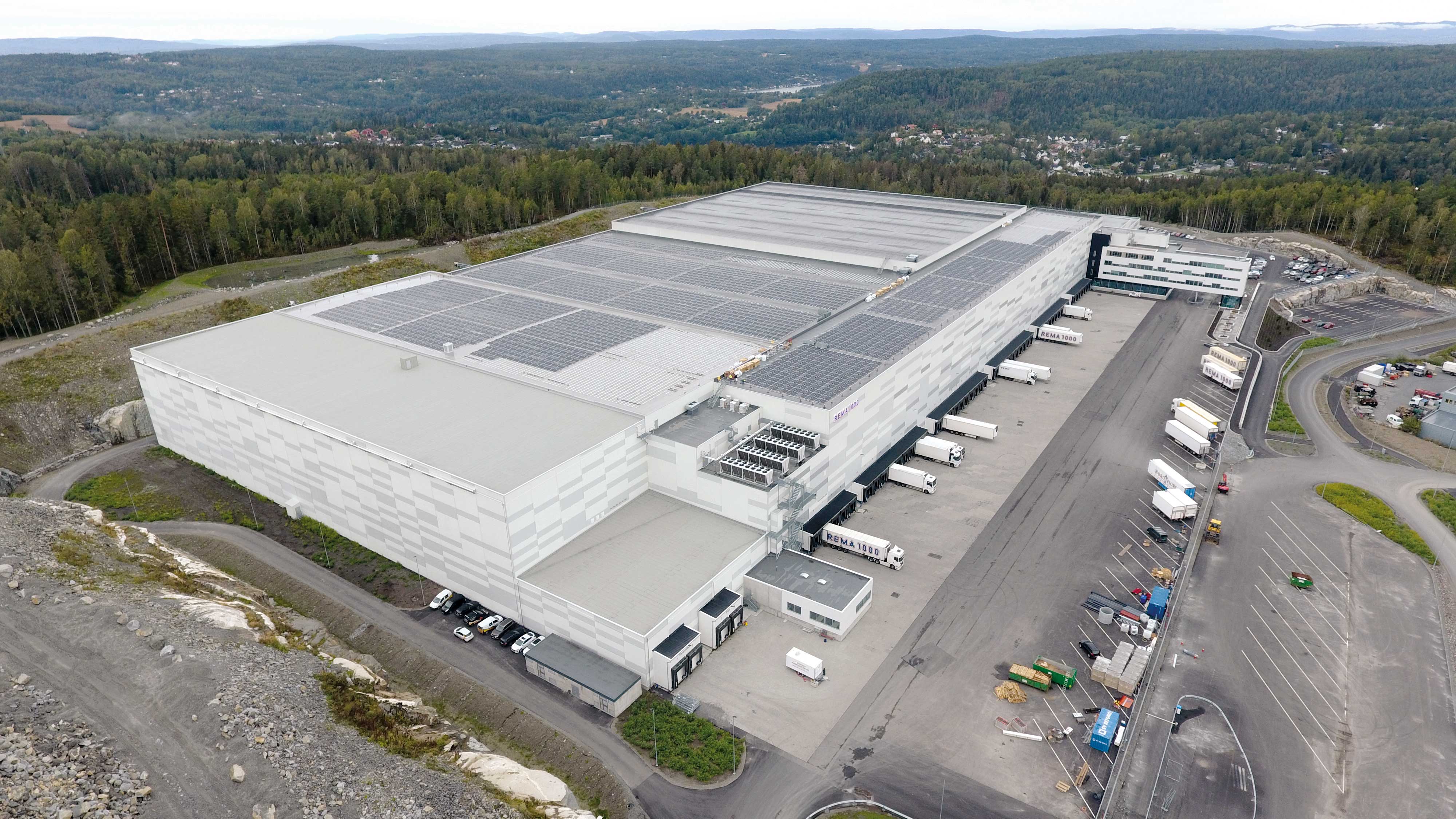 Rema 1000 Distribusjonssenter, Vinterbro - Efterklang